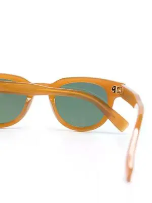 Dunhill Round-frame Sunglasses - Orange