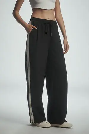 BISHOP + YOUNG Tie-front Track Pants - Black