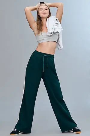 BISHOP + YOUNG Tie-front Track Pants - Dark Green