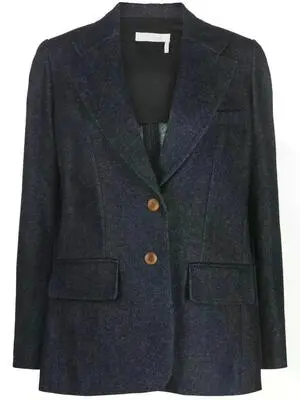 Chloé Two-button Denim Blazer