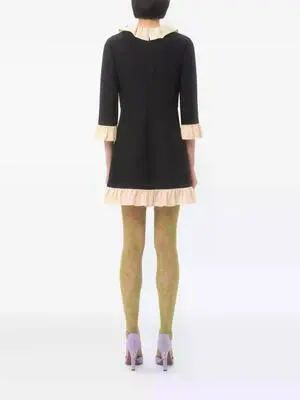 Valentino Garavani Ruffle-trim Mini Dress