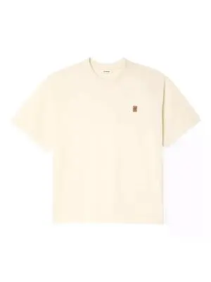 Sandro Leather Logo T-shirt