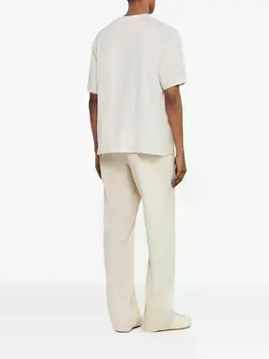 Sandro Leather Logo T-shirt