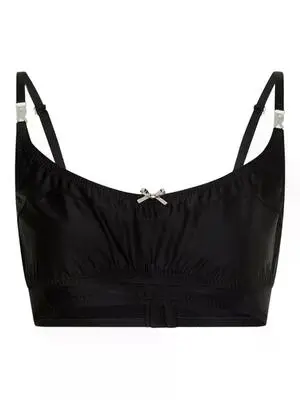 Rabanne Bow-embellished Tank Top - Black