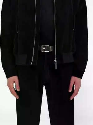 FERRAGAMO Leather Belt - Black