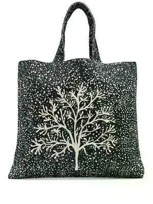 10 CORSO COMO Tree-print Tote Bag - Black