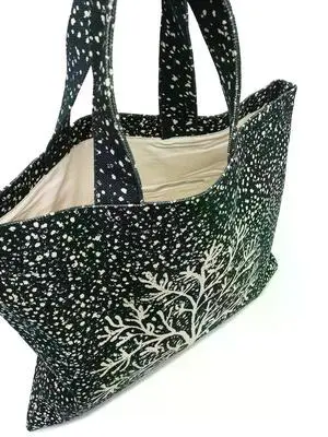 10 CORSO COMO Tree-print Tote Bag - Black