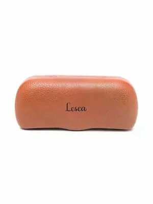 LESCA Saga Round-frame Glasses