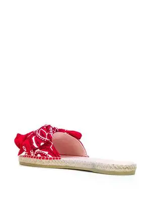 Manebí Scarf Tied Slides