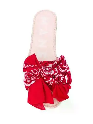 Manebí Scarf Tied Slides