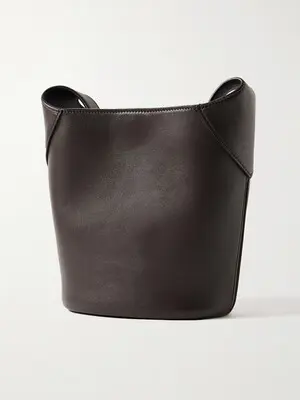 Brunello Cucinelli Bead-embellished Leather Shoulder Bag
