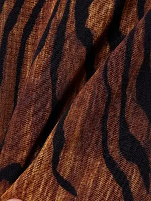JEAN PAUL GAULTIER Printed Mesh T-shirt - Brown