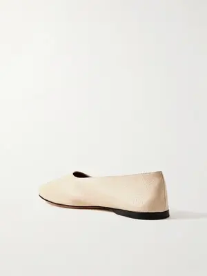 THE ROW Awar Leather Ballet Flats