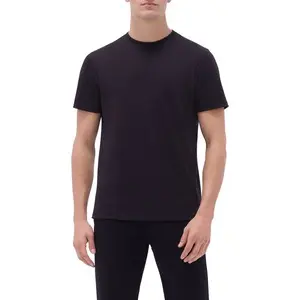Bugatchi Hank Solid Pima Cotton T-shirt - Black