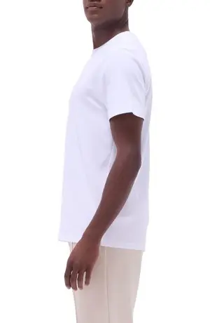 Bugatchi Hank Solid Pima Cotton T-shirt - White