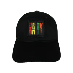 CROSS COLOURS Embroidered Dad Hat - Black