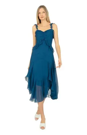 Secret Pon-pon Flared Dresses
