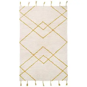NATTIOT Rug Viktor - Off White / Lemon