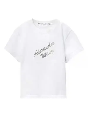 Alexander Wang Shrunken T-shirt - White