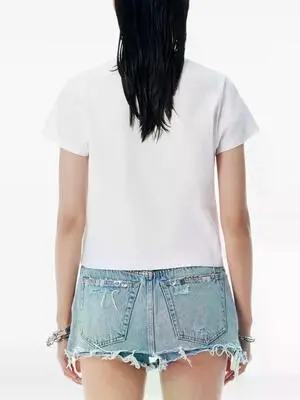 Alexander Wang Shrunken T-shirt - White