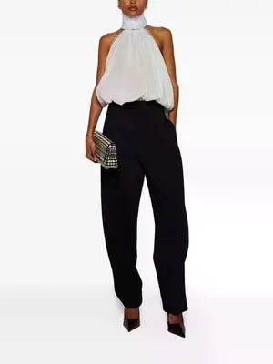 Christopher Esber Pintucked Halterneck Top