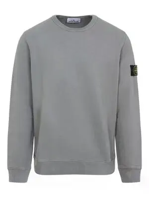 Stone Island Logo-patch Crew-neck Sweater