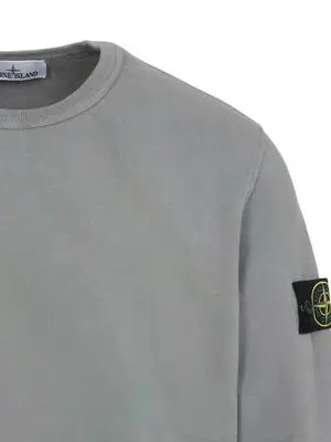 Stone Island Logo-patch Crew-neck Sweater