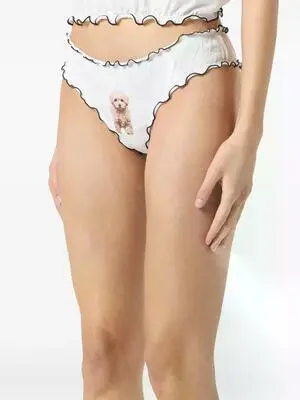 Blumarine Ruffled-trim Briefs