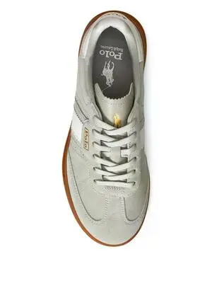 Polo Ralph Lauren Suede Panelled Lace-up Sneakers