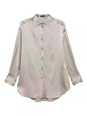 TOM FORD Satin Button-up Shirt