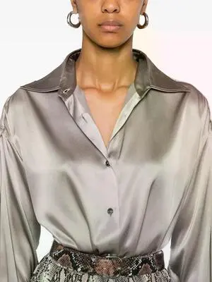 TOM FORD Satin Button-up Shirt