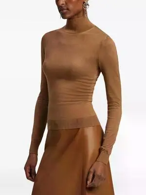 Ralph Lauren High-neck Top - Brown