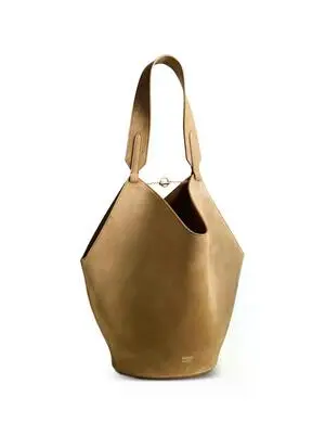 Khaite Small Lotus Tote Bag - Brown