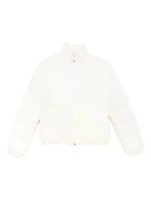 Moncler Cable-knit Padded Cardigan - White