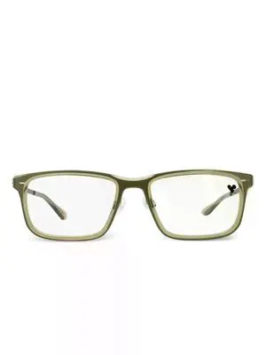 Shinola Rectangular-frame Glasses - Green