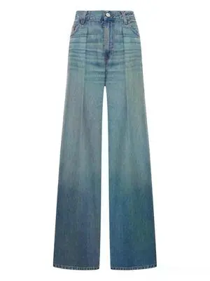 HAIKURE Pleated Wide Leg Jeans