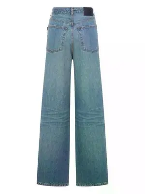 HAIKURE Pleated Wide Leg Jeans