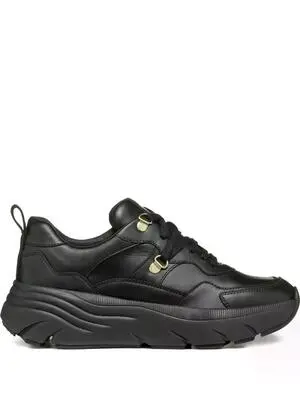 Geox Gold Tone Sneakers For Women