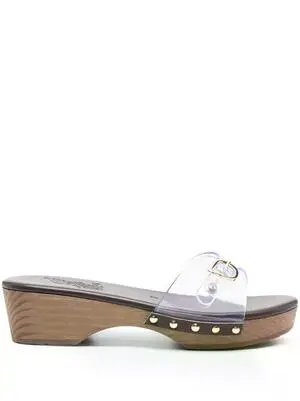 ANCIENT GREEK SANDALS Omonia Clogs - White