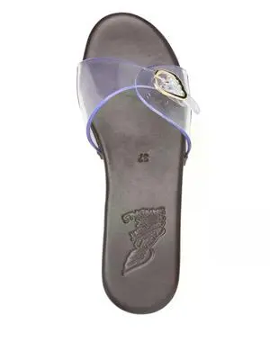 ANCIENT GREEK SANDALS Omonia Clogs - White