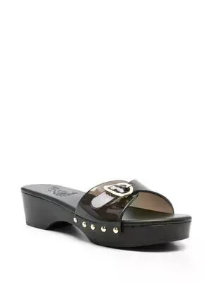 ANCIENT GREEK SANDALS 40mm Omonia Platform Sandals - Black