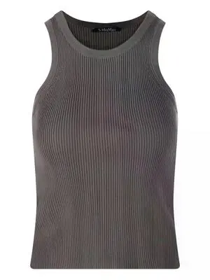 Max Mara Ribbed Sleeveless Top