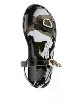 ANCIENT GREEK SANDALS Irini Flat Sandals - Black