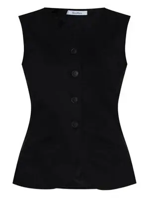 Max Mara Structured Vest - Black