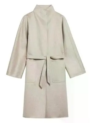 Max Mara Lilia Belted Cashmere Coat - Neutrals