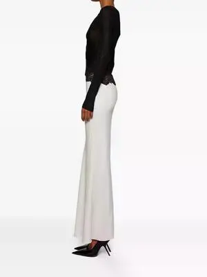Christopher Esber Lace Trimmed Long-sleeve Dress