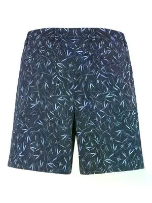 BOSS Floral-print Bermuda Shorts - Blue