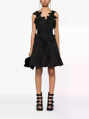 Viktor & Rolf Bow Bouquet Mini Dress - Black