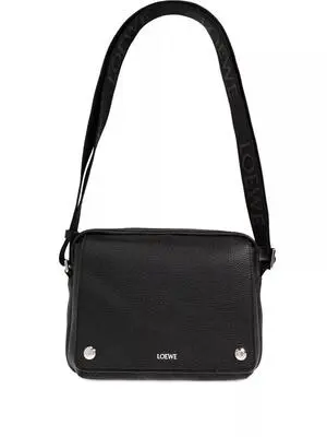 Loewe Medium Pebble Leather Shoulder Bag - Black