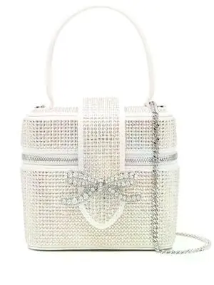 SELF-PORTRAIT Crystal-embellished Mini Bag